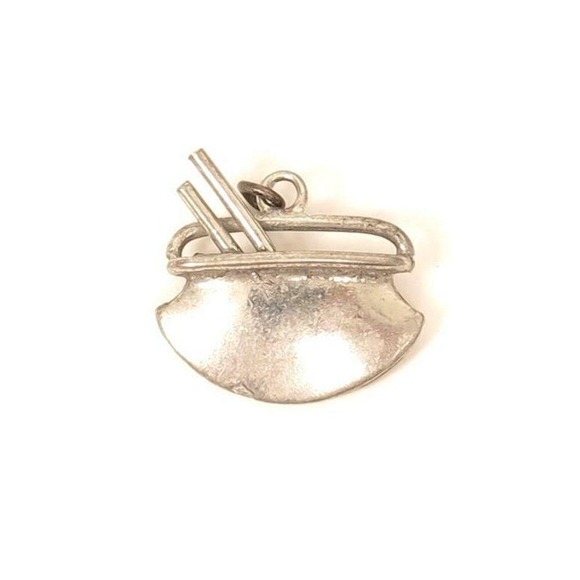 Sterling | Jewelry | Vintage Cauldron Cooking Pot Charm Sterling Silver ...